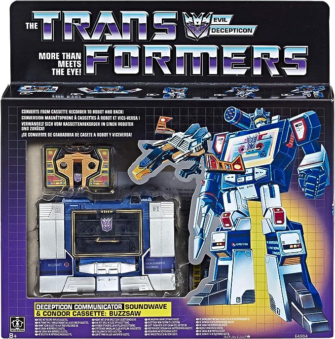 Transformers Decepticon Communicator Soundwave & Condor Cassette: Buzz ...